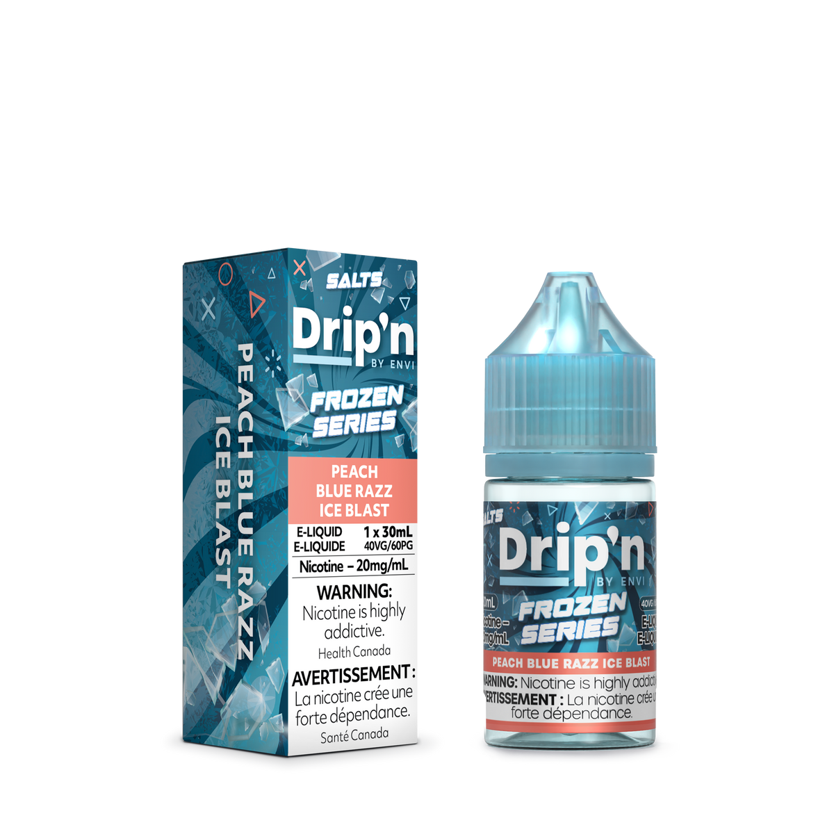 Drip'n by Envi - Peach Blue Razz Ice Blast | Vancouver Vape Shops ...