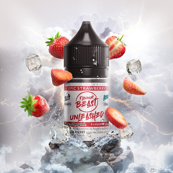 Flavour Beast Unleashed SALTS - Epic Strawberry Iced — Thunderbird Vapes
