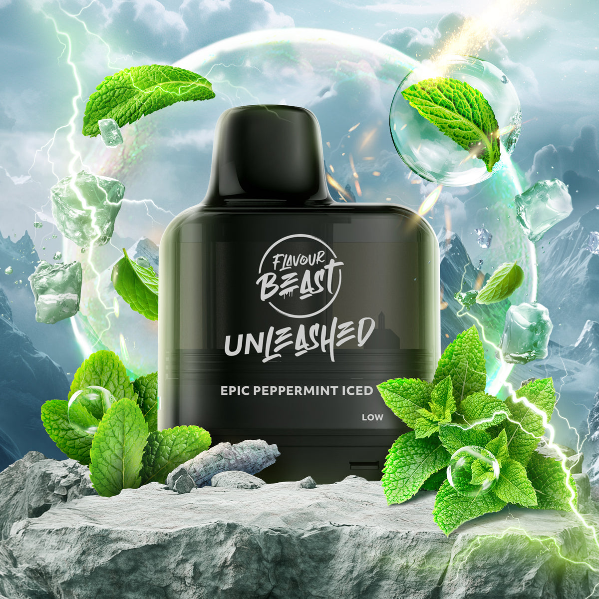 Flavour Beast Level X G2 Pod Epic Peppermint Iced | Pre-filled Vape ...