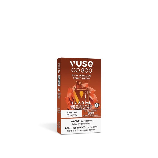 Vuse Go 800 - Rich Tobacco | Disposables | Vancouver Vape Shop ...