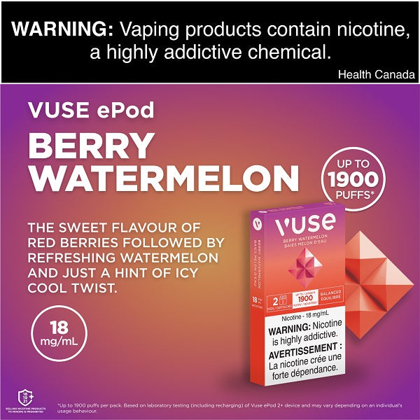 Vuse ePod - Berry Watermelon | Vancouver Vape Shops – Thunderbird Vapes